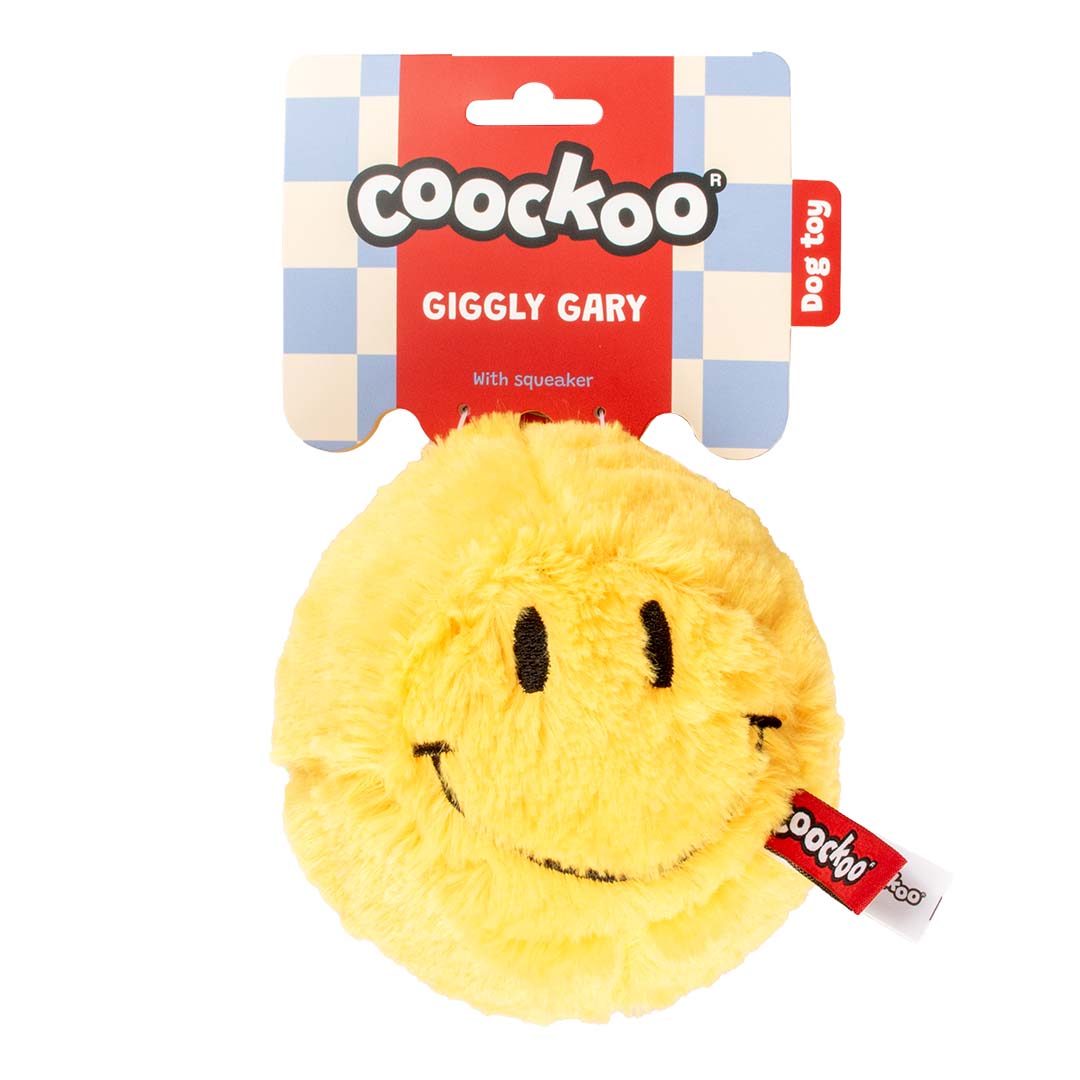 Cuddle toy GIGGLY GARY Yellow - Laroy Group