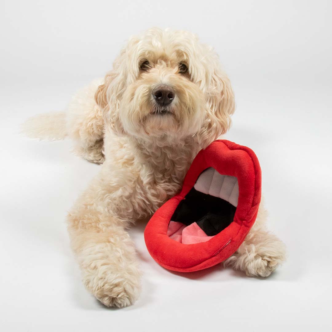 Cuddle toy HAPPY HANGRY Red - Laroy Group