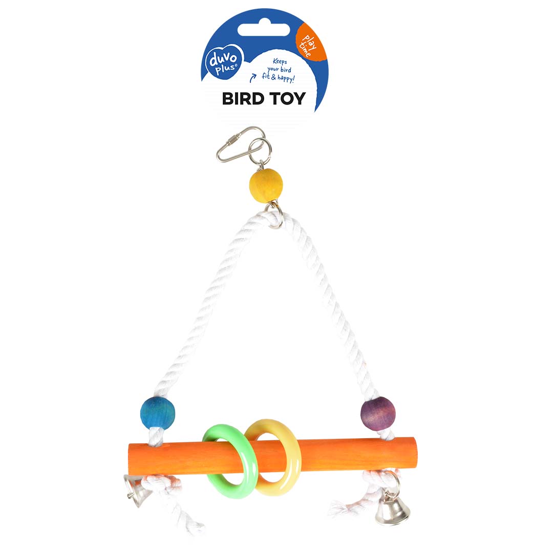 Swing In Rope Wooden Cubes - Laroy Group