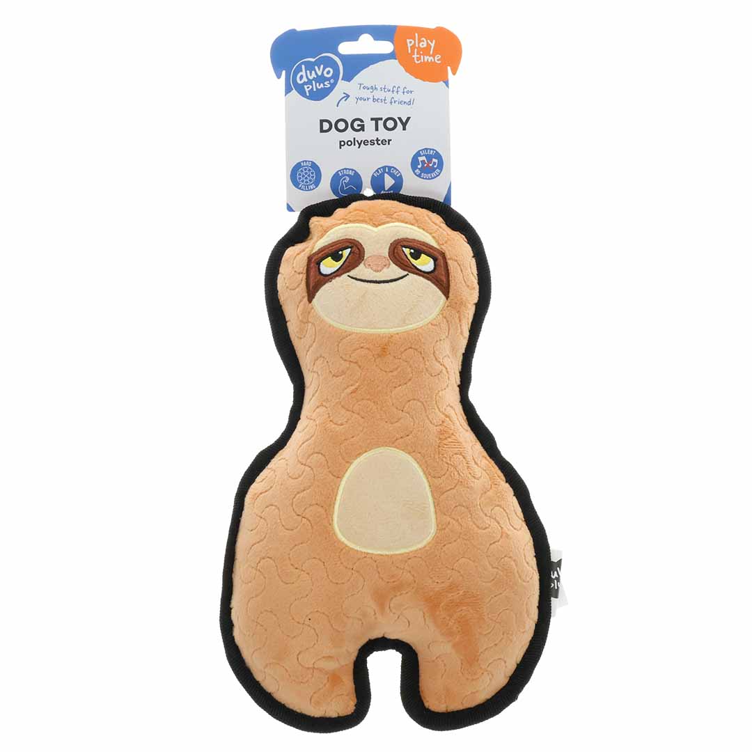 Sturdy dog toy angry sloth multicolour - Laroy Group