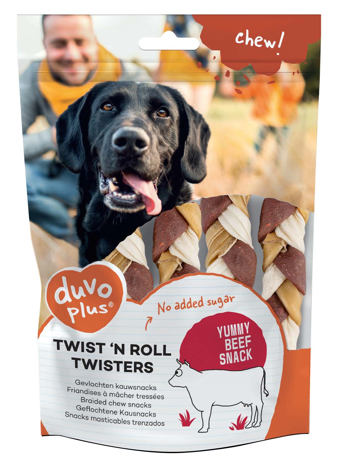 chew! Twist `n Roll Twisters bœuf - Laroy Group