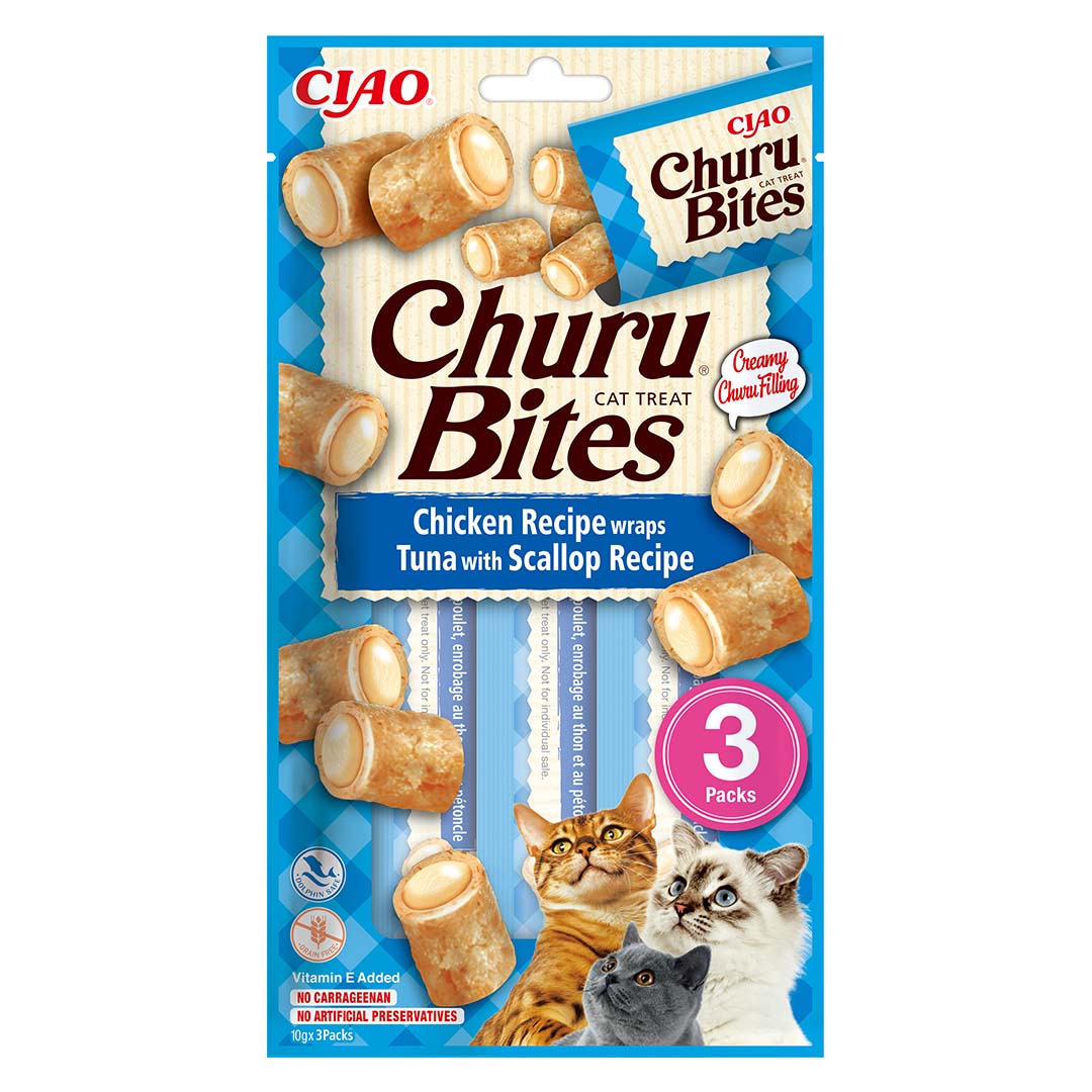 CIAO Churu Bites chicken&tuna&scallop - Laroy Group